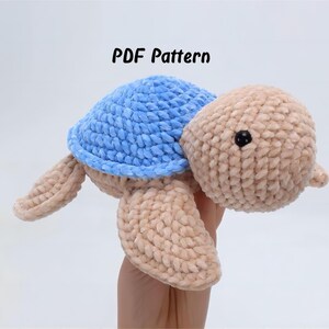 Sea Turtle Crochet Pattern How to Crochet Big Sea Turtle - Etsy