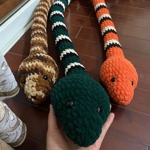 Unique Big Snake Crochet Pattern - Fun Amigurumi Animal DIY - Etsy