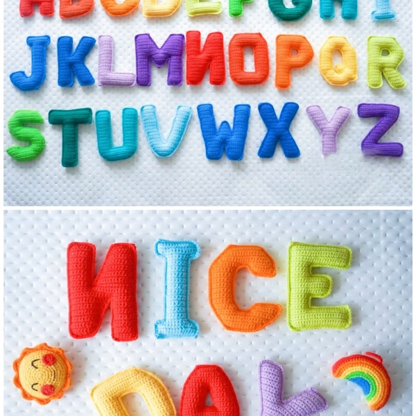 Crochet Alphabet Pattern - Etsy
