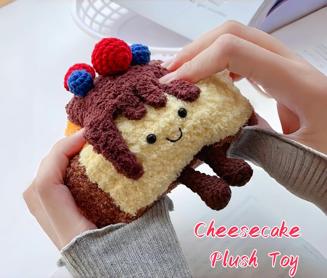 Cheesecake Plush Crochet Pattern Limited Edition Amigurumi Dessert (PDF ...