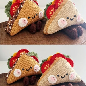 Crochet Sandwich Amigurumi Pattern - Whimsical Foodie Craft - Etsy