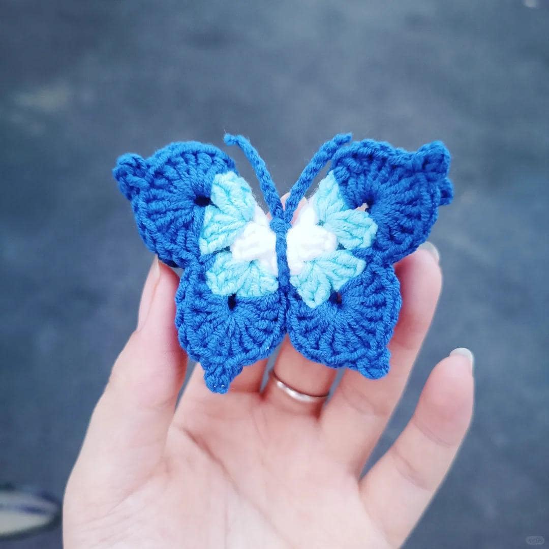 3D Butterfly Crochet Pattern PDF | No Sew 3-in-1 Design | Easy ...