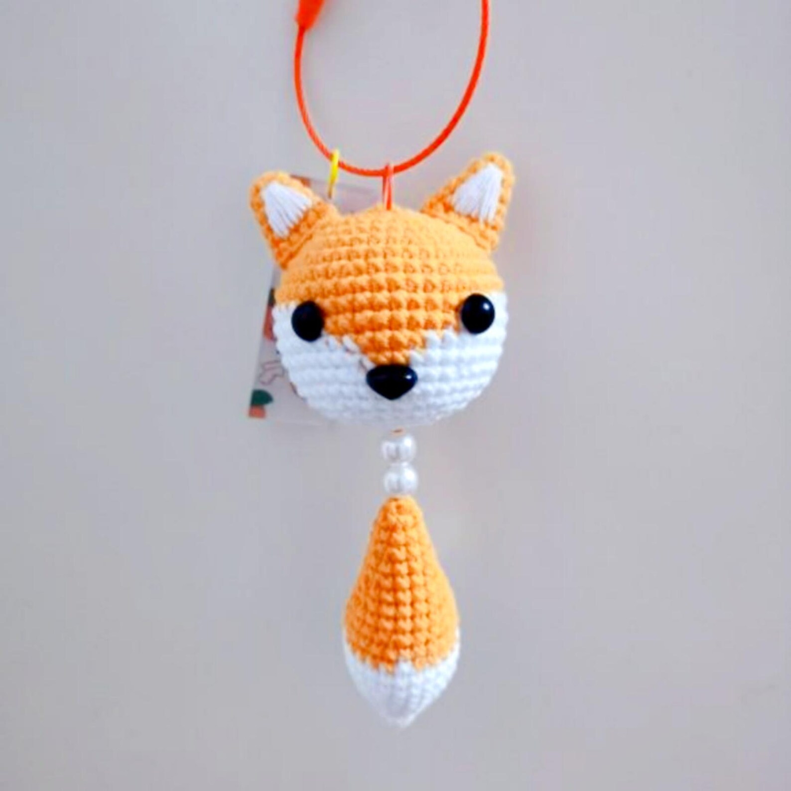No Sew 2-in-1 Adorable Little Fox Pendant Crochet Pattern - Etsy