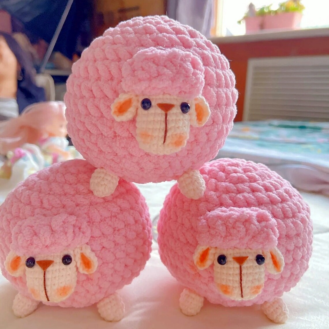 Adorable Chubby Lamb Crochet Pattern - Sheep Amigurumi DIY - Etsy
