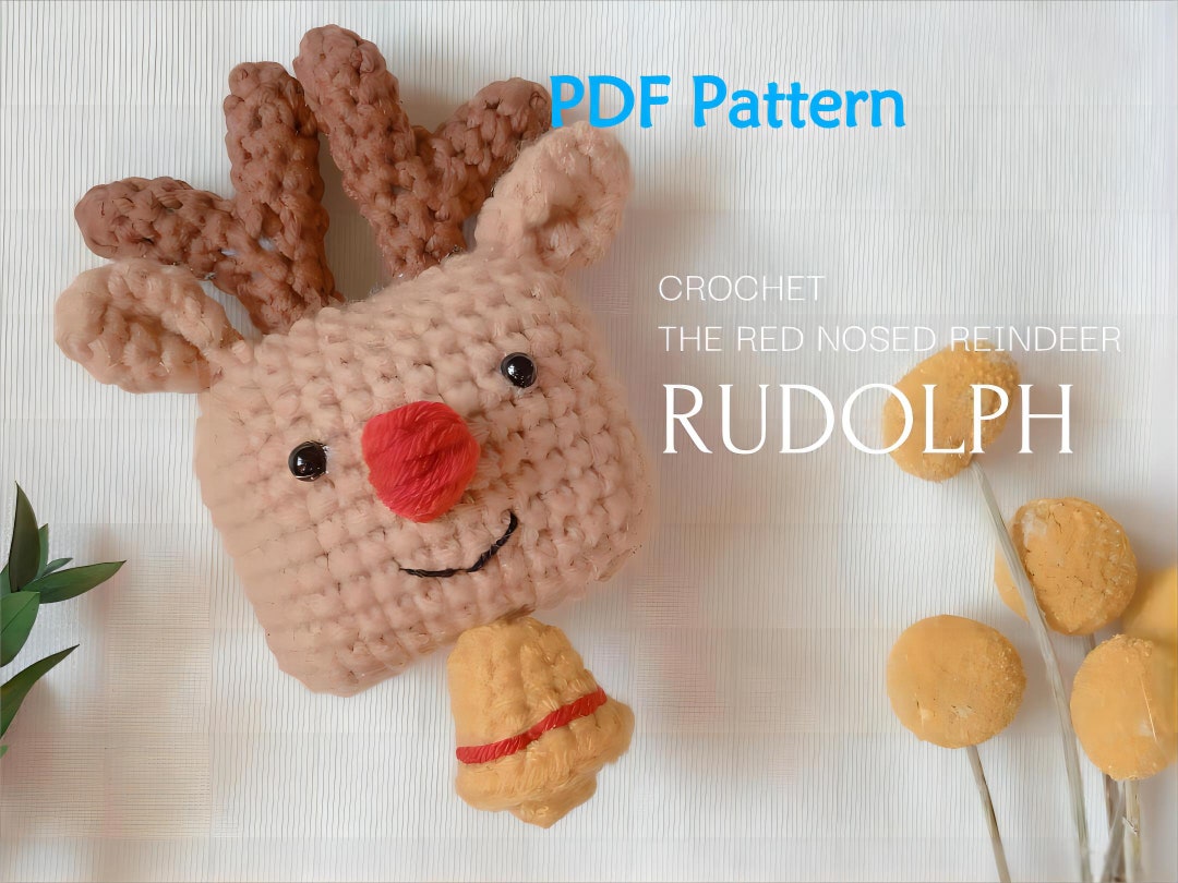 How to Crochet Rudolph for Xmas PDF Rudolph Crochet Pattern - Etsy
