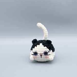 Crochet Mini Cat Loaf Tutorial: 3-in-1 Cat Bun Amigurumi Pattern Bundle ...