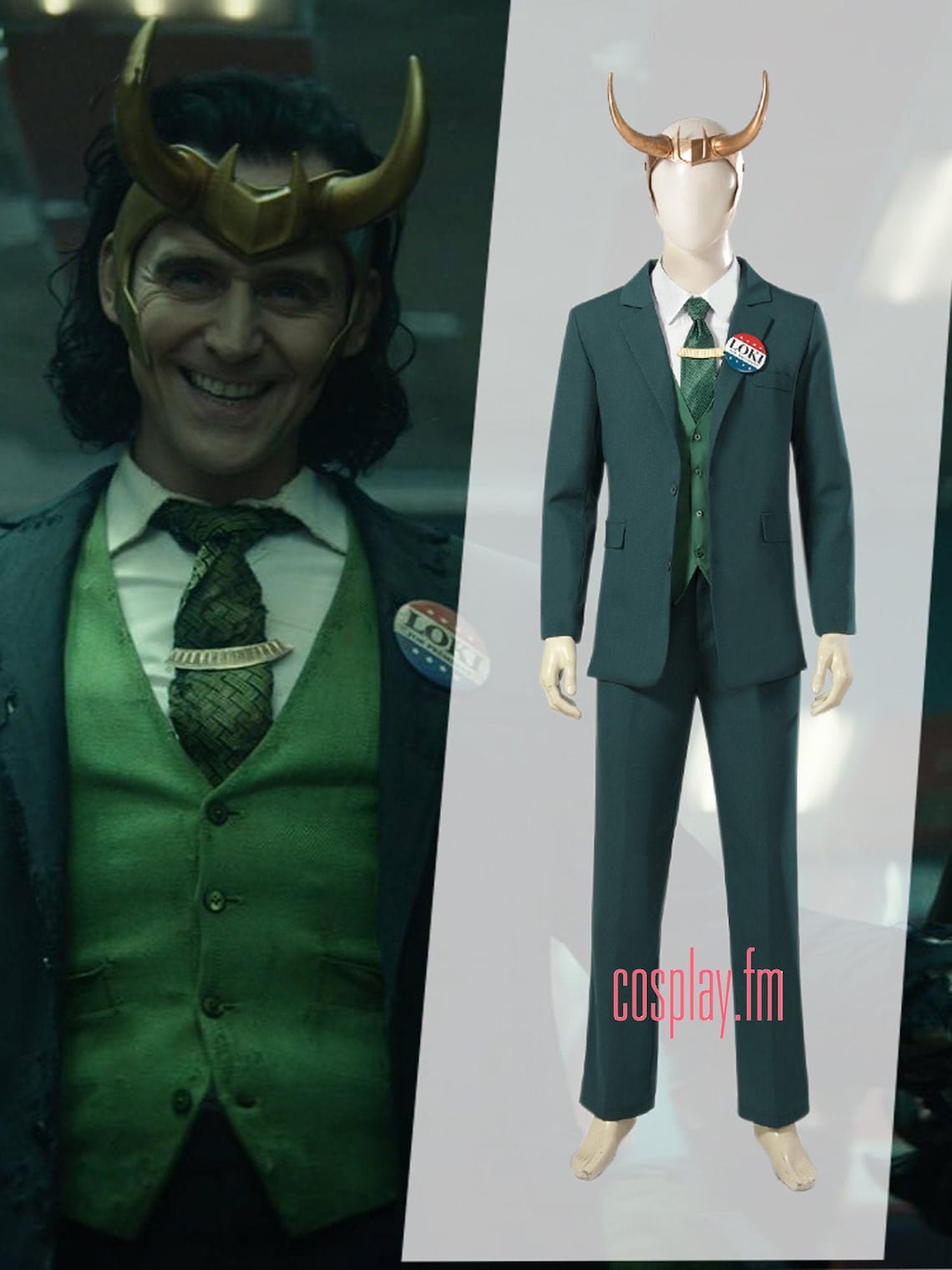 2021 TV Loki Loki Green Uniform Halloween Carnival Suit | Etsy