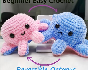 Reversible Octopus Crochet Pattern - How to Crochet Reversible Octopus ...