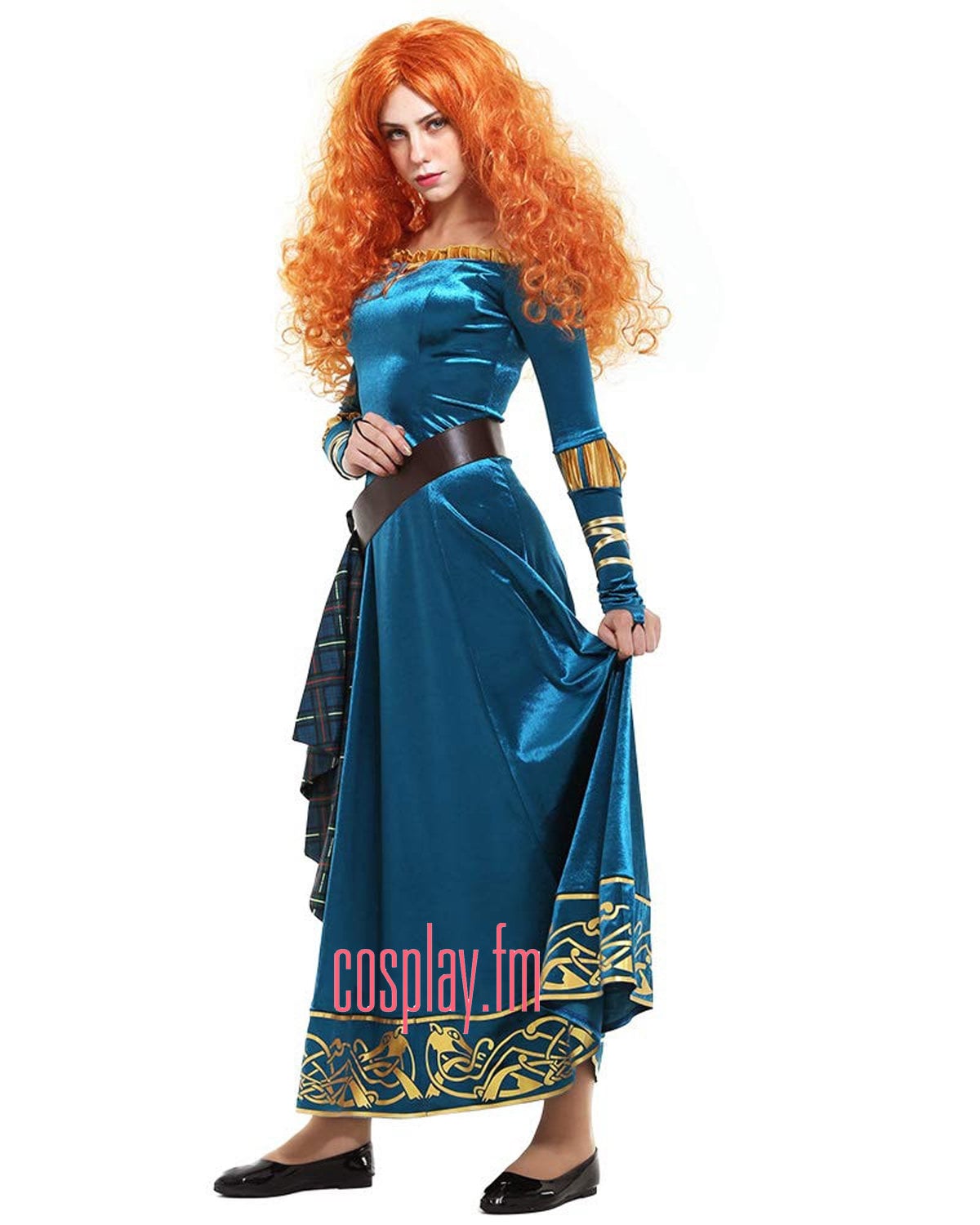 Valiente princesa Mérida Cosplay traje mujeres vestido adulto | Etsy