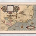 1936 Story Map of England Puzzle Version Vintage Wall Map Poster ...
