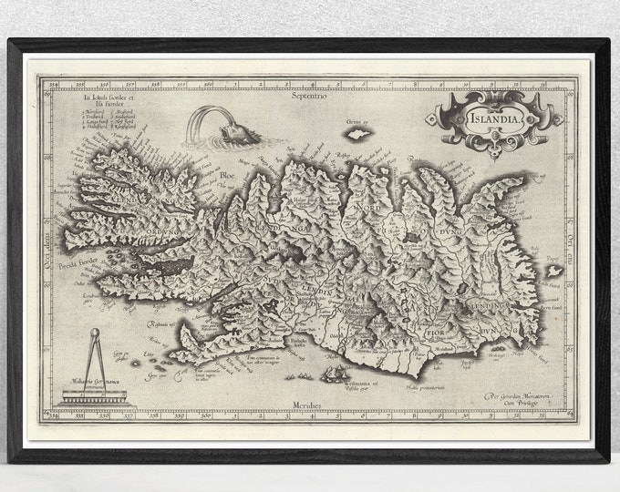 1930 Danish Riviera Map Copenhagen Map Print Denmark Map - Etsy