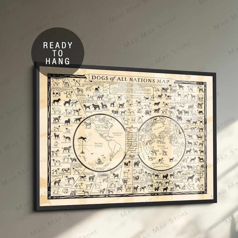 Dog Breeds Poster - Etsy