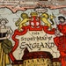 1936 Story Map of England Puzzle Version Vintage Wall Map Poster ...