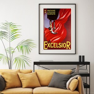 1920's Vintage French Poster Friends Poster Print Rachel's Excelsior ...