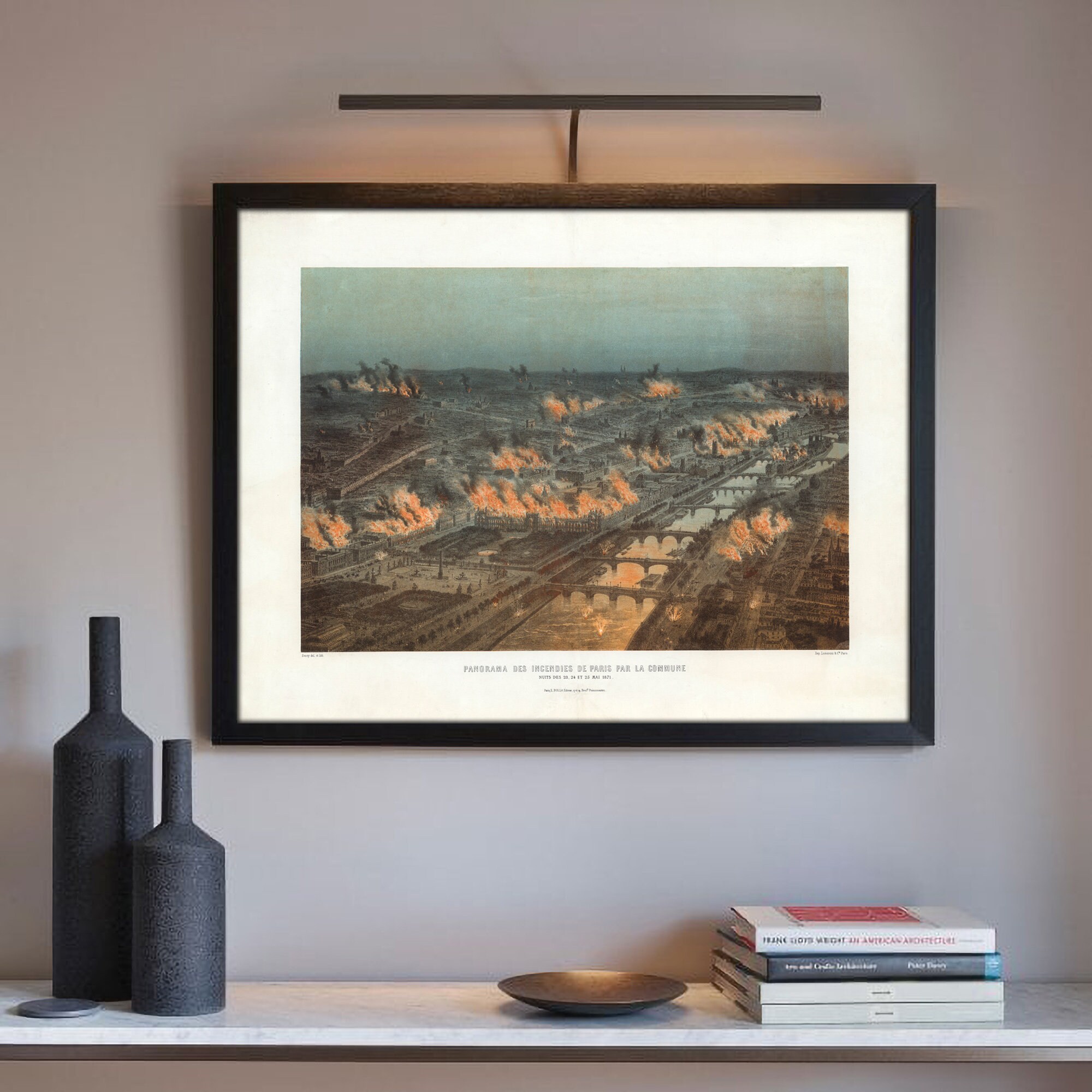 1871 Paris Print Vintage Paris Wall Art Paris Commune - Etsy