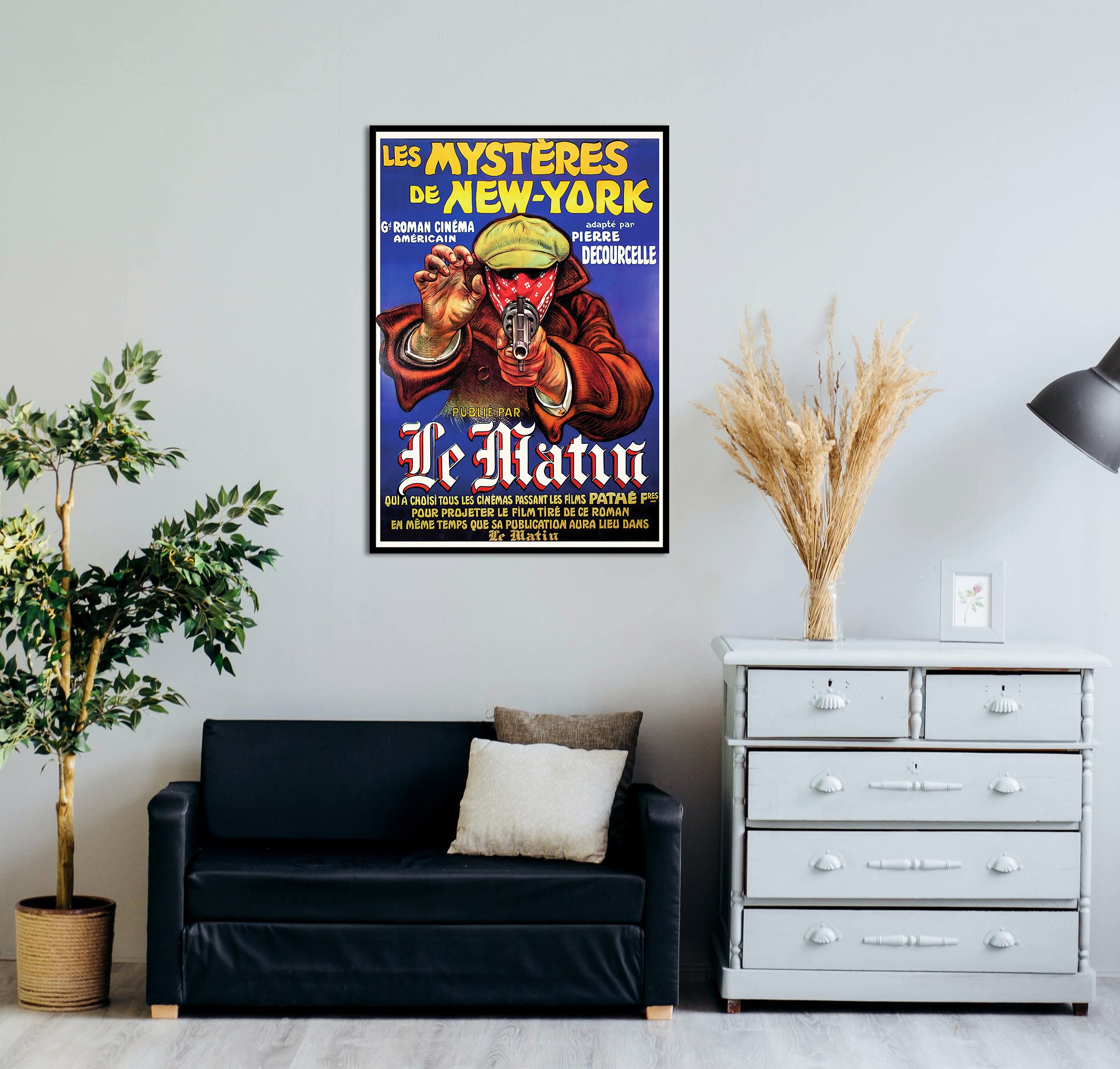 1915 Vintage French Poster Friends Poster Print Les Mystères De New ...