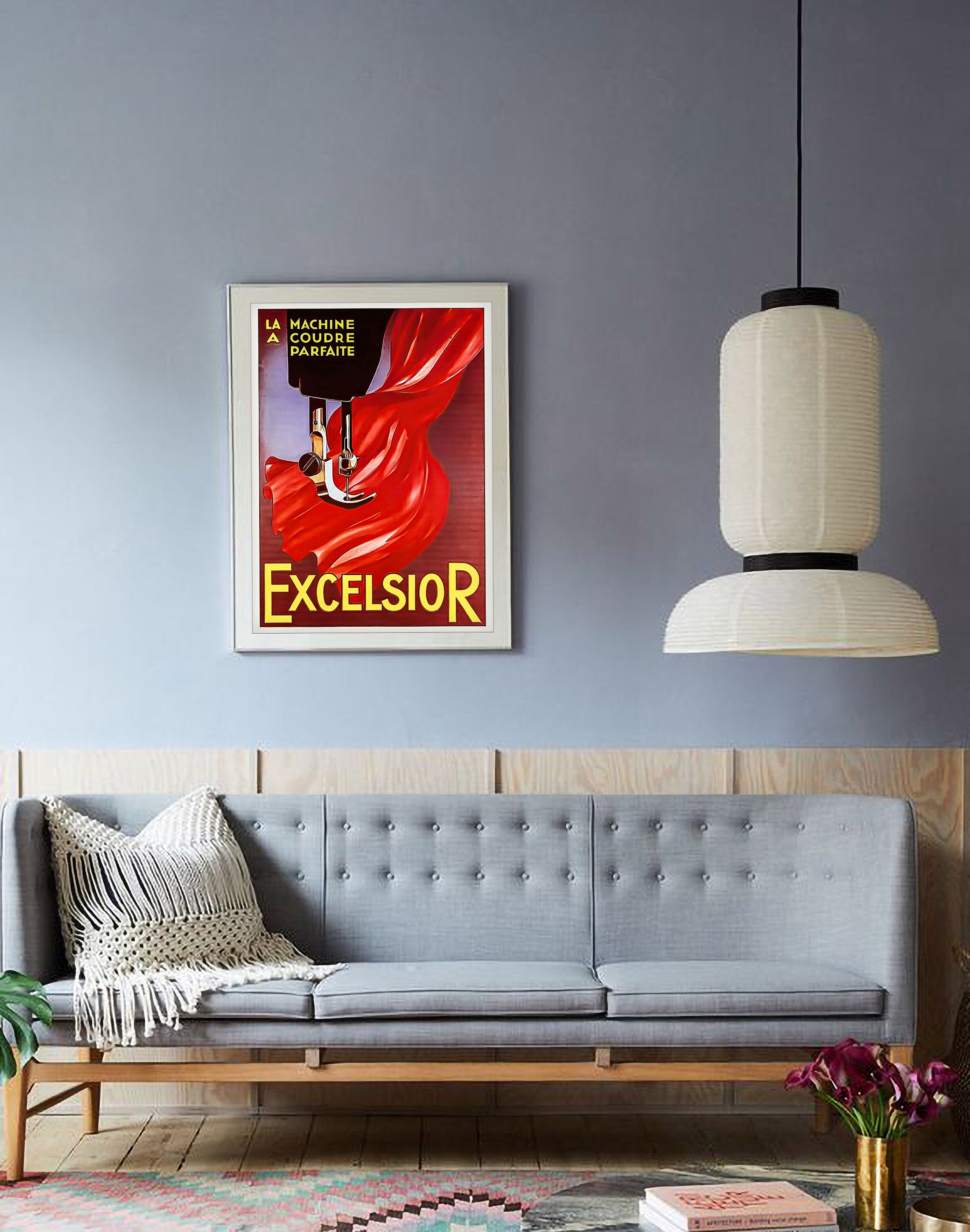 1920's Vintage French Poster Friends Poster Print Rachel's Excelsior ...