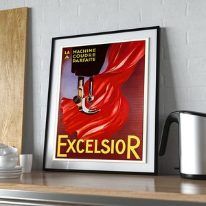 1920's Vintage French Poster Friends Poster Print Rachel's Excelsior ...