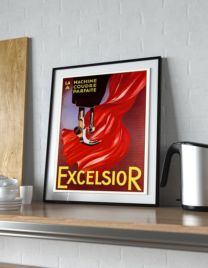 1920's Vintage French Poster Friends Poster Print Rachel's Excelsior ...