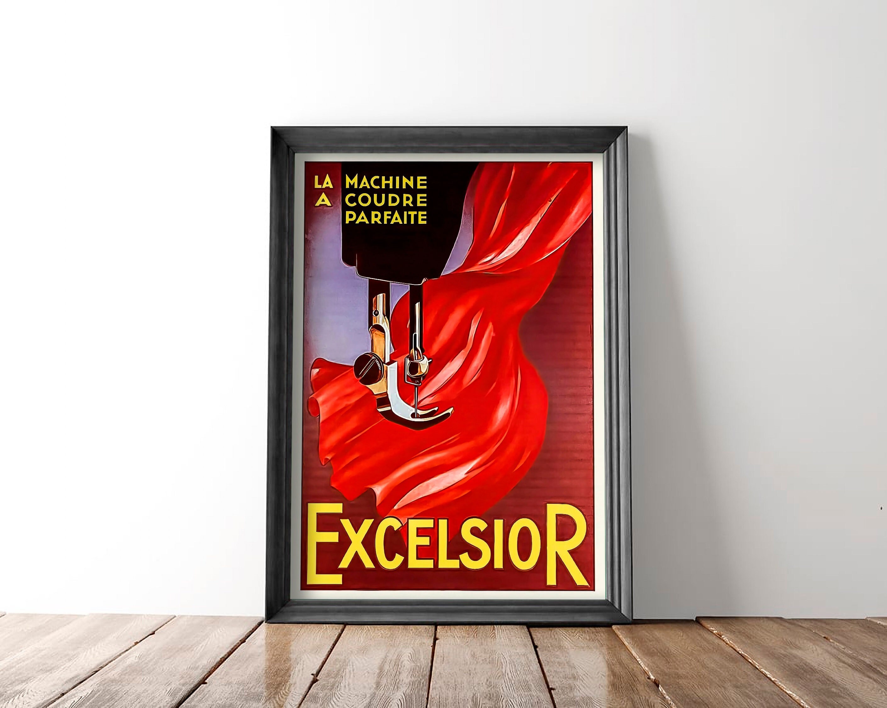 1920's Vintage French Poster Friends Poster Print Rachel's Excelsior ...