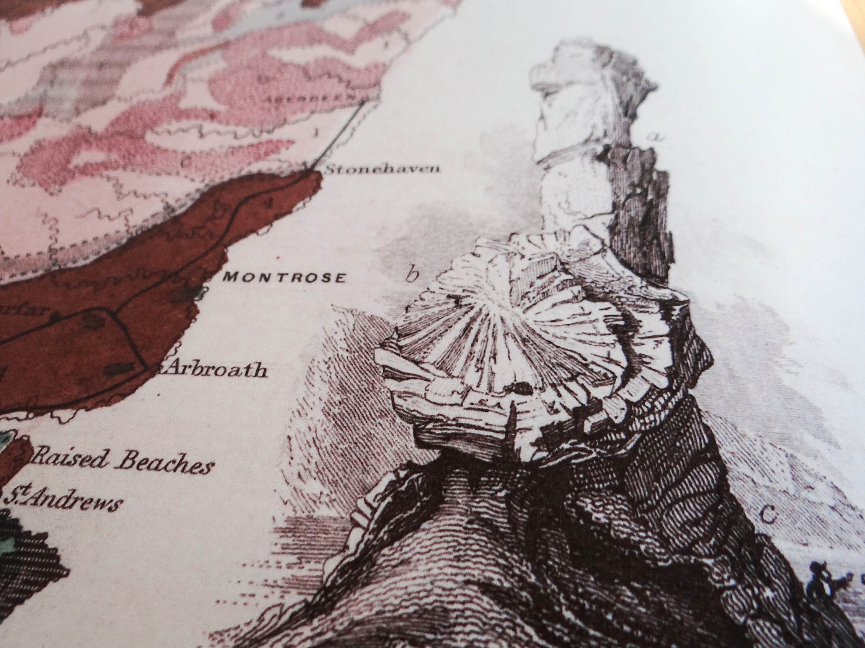 1850 Scotland Map Vintage Geological Map of Scotland Scotland Poster ...