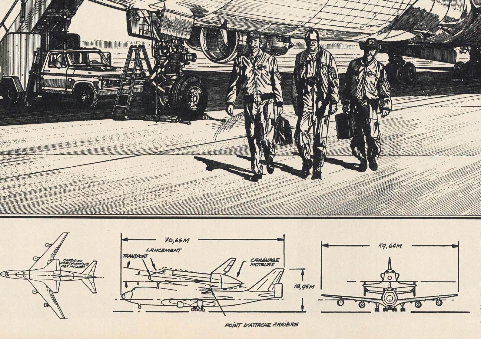 1977 Boeing 747 Print Space Shuttle Poster Nasa Enterprise Poster ...