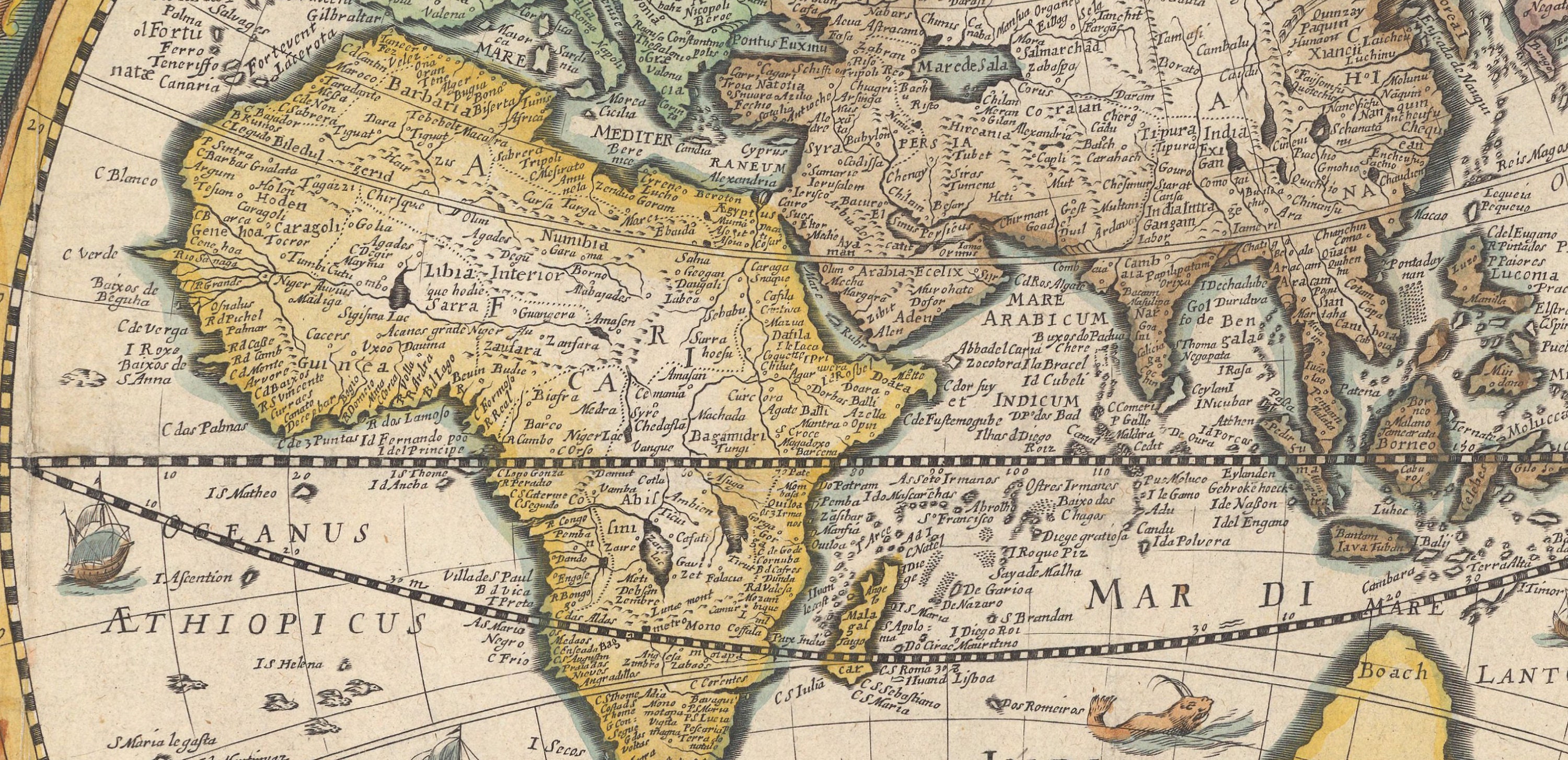 1642 Vintage World Map Old Map Print Wall Decor Map Art - Etsy