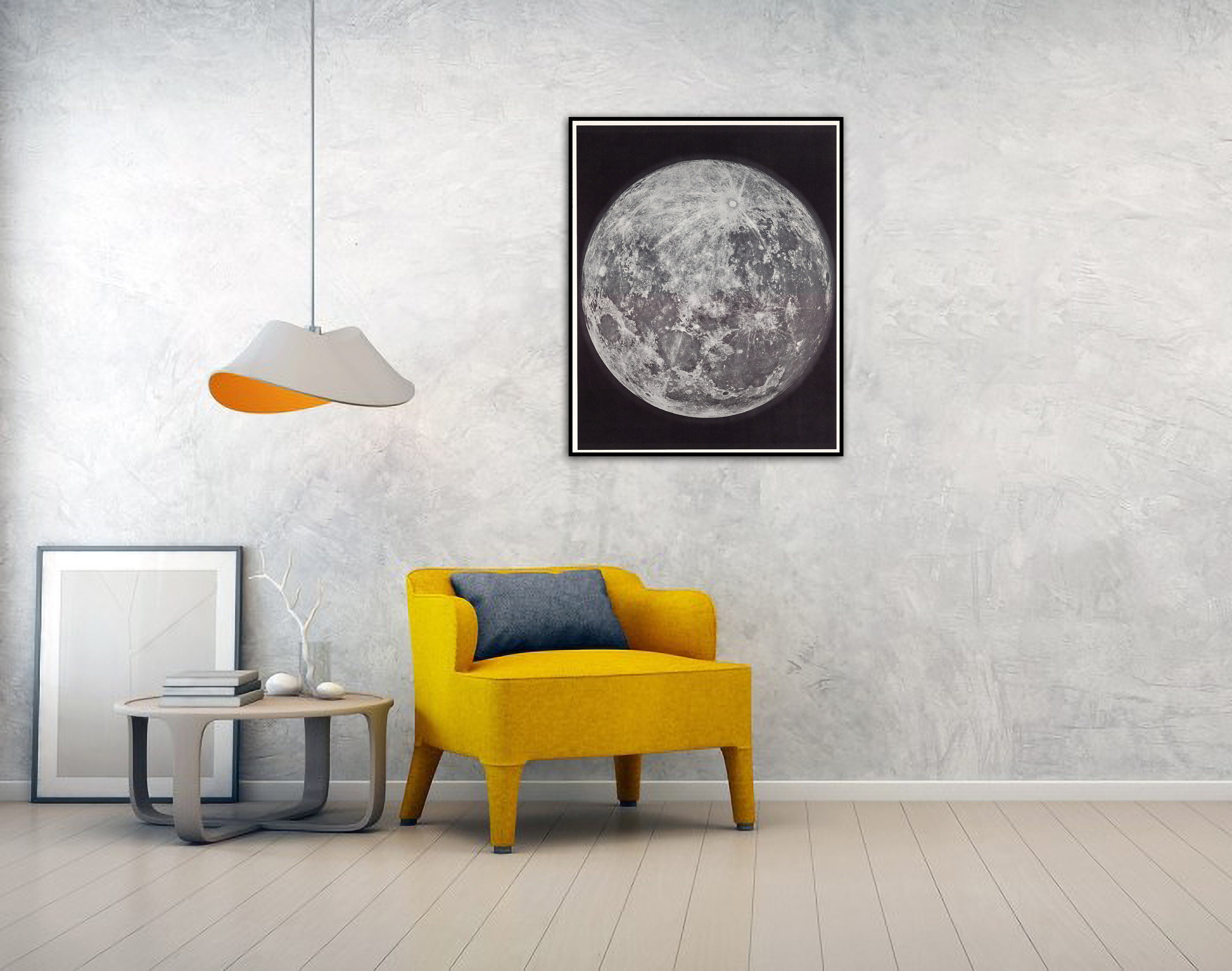 1960 Photograph of the Moon Vintage Moon Print Moon Poster - Etsy