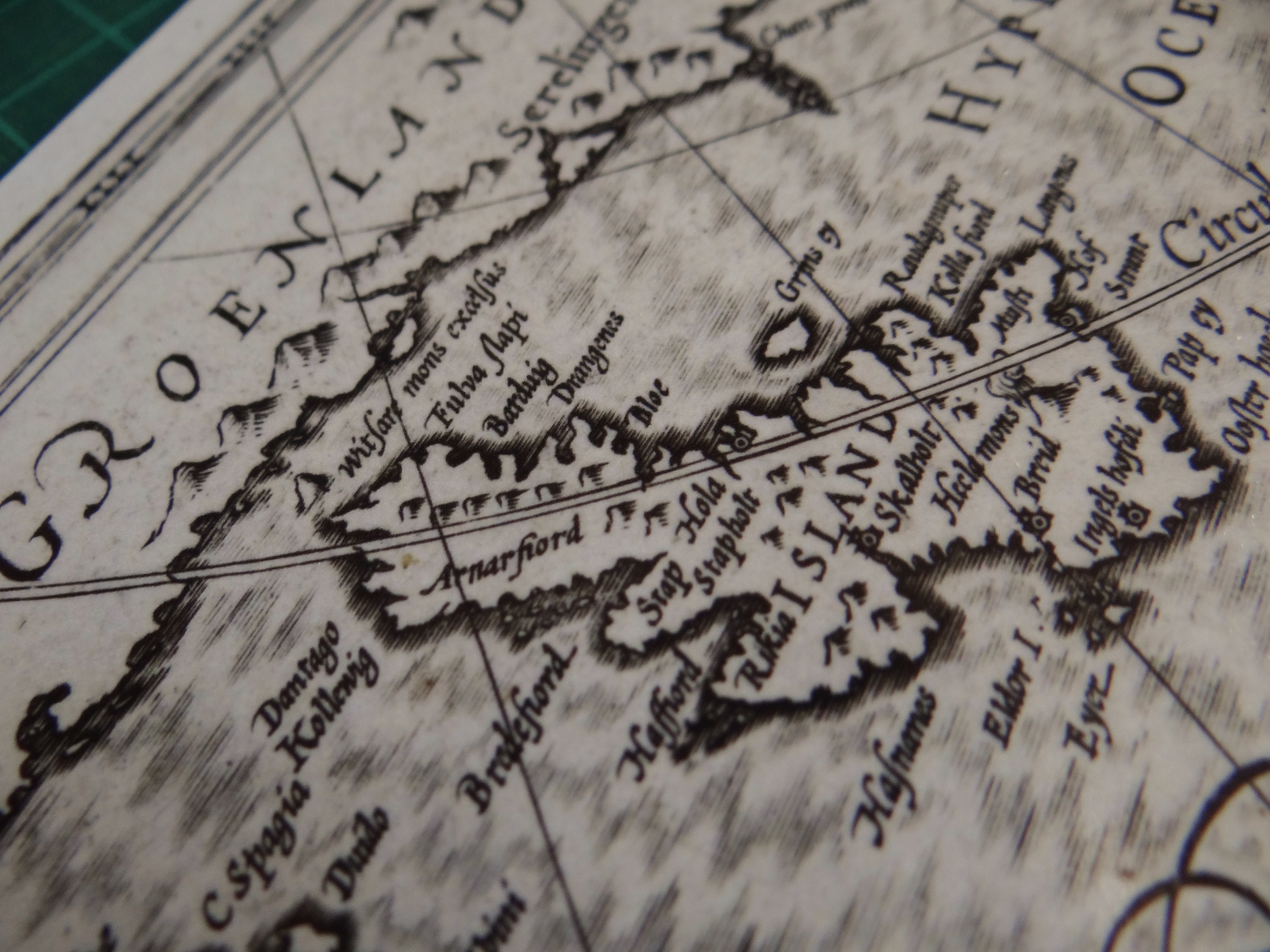 1607 Vintage Europe Map Old Map Print Wall Decor Map Art Antique Home ...