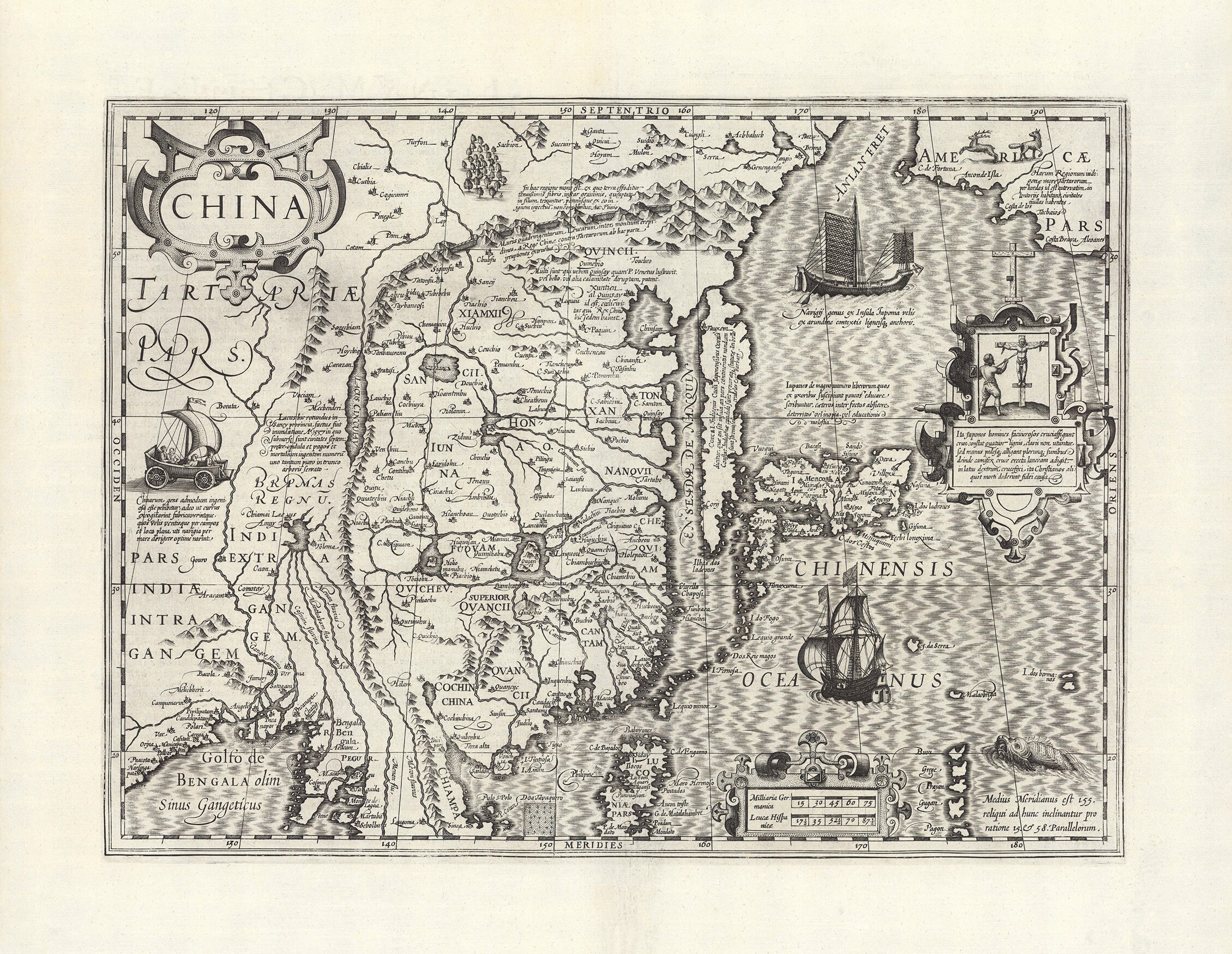 1607 Vintage China Map China Map Poster Print Vintage Wall - Etsy