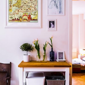 1936 Story Map of England - Puzzle Version - Vintage Wall Map Poster ...