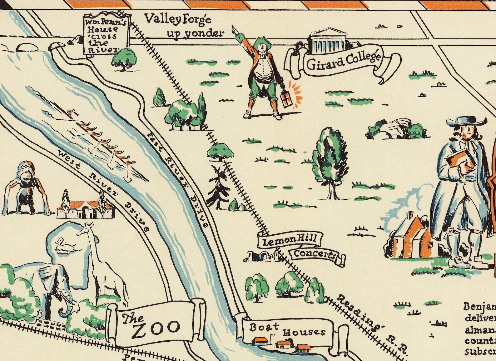 1940 Philadelphia Map Philadelphia Poster Print - Etsy