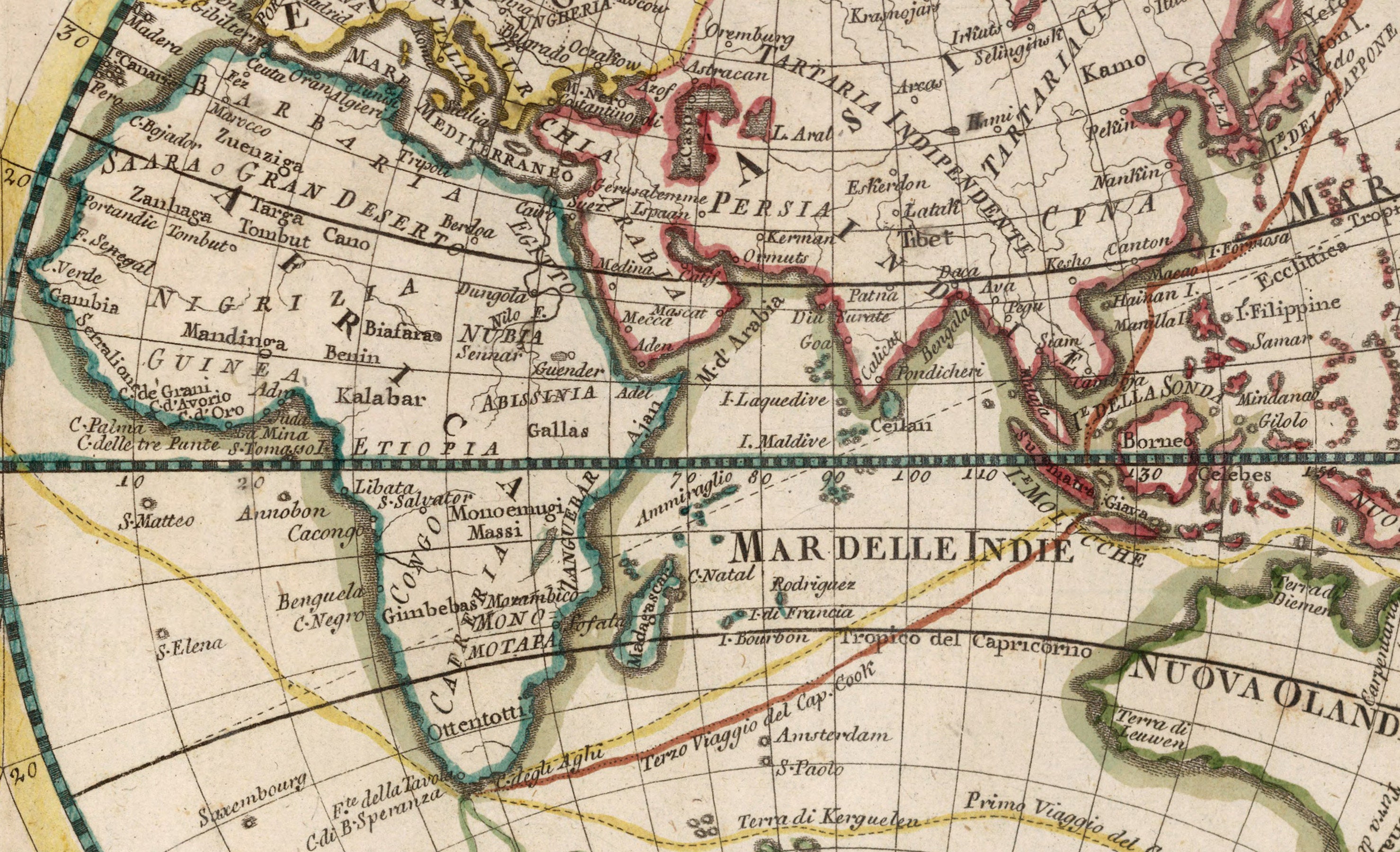 1788 Vintage World Map Old Map Print Wall Decor Map Art - Etsy