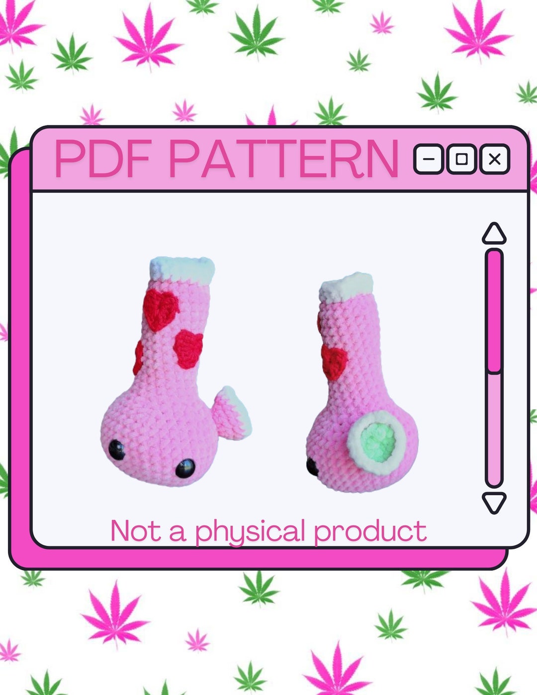 Crochet Bong Amigurumi Pattern - Etsy