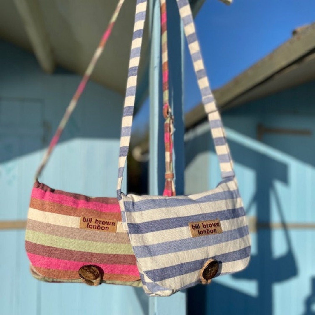 Bill Brown Bags Almond Bag, Zip up Top Hand Bag, Button Up, Reusable ...