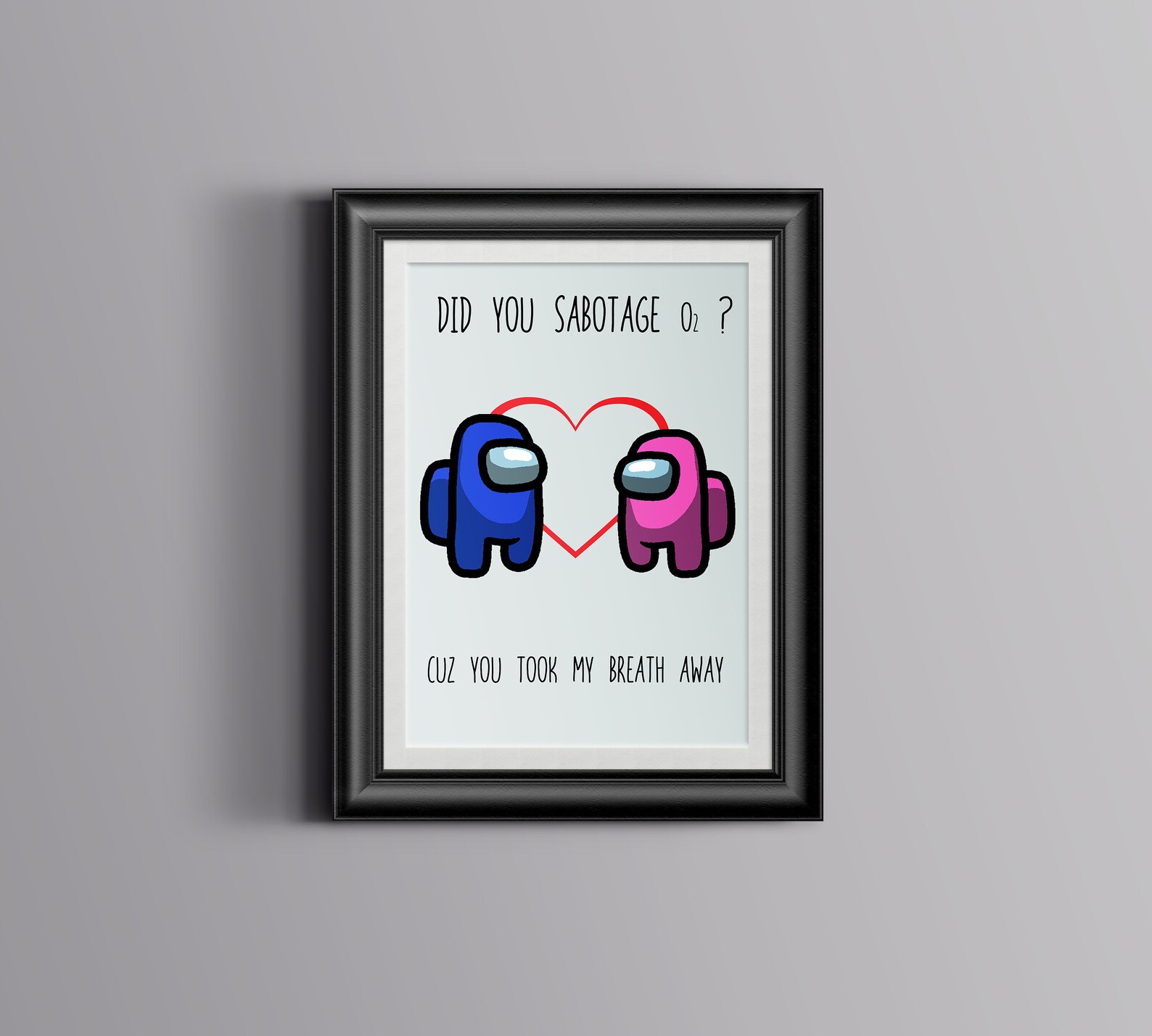 Among us Printable wall poster/card Instant Download Print | Etsy