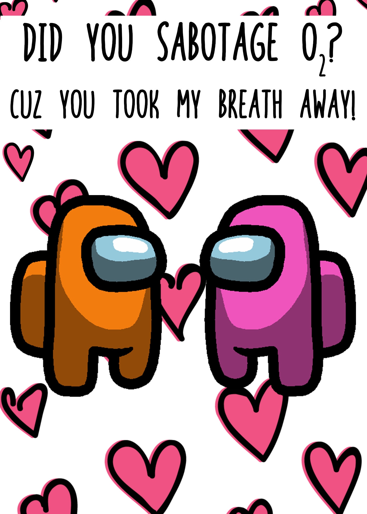 Among us valentines day svg - ticketress