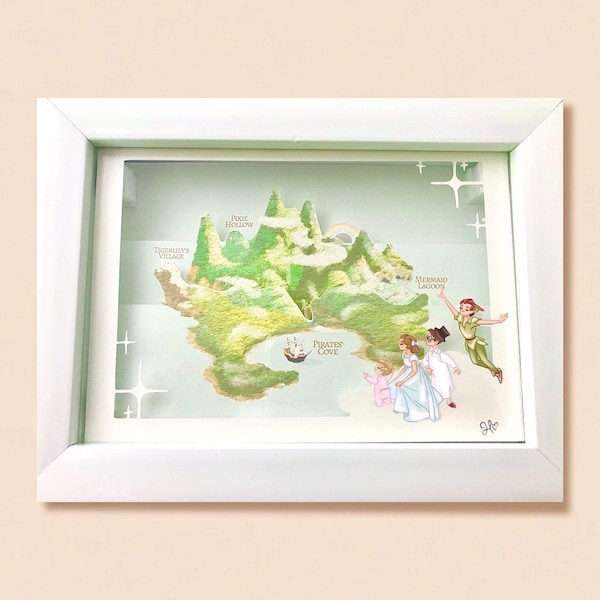 Neverland Map - Etsy
