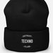 SESH WEAR EMBROIDERY Beanie | Techno Hat | Dj Beanie | Party ...