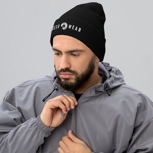 SESH WEAR EMBROIDERY Beanie | Techno Hat | Dj Beanie | Party ...
