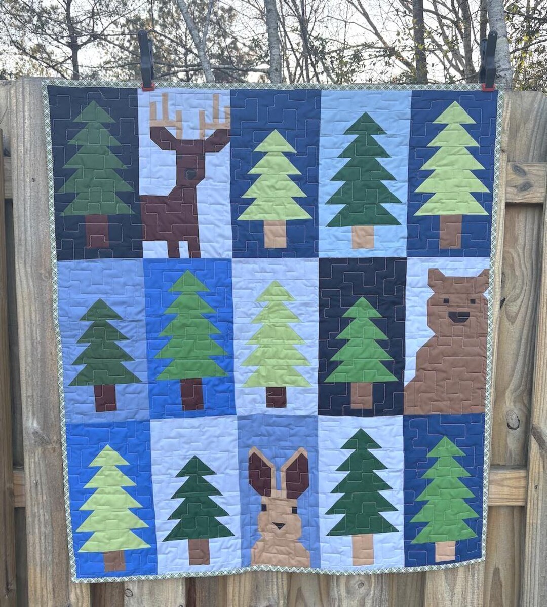 Lookout by Elizabeth Hartman Quilt Kit - Baby Quilt | Hark and Hare - Etsy