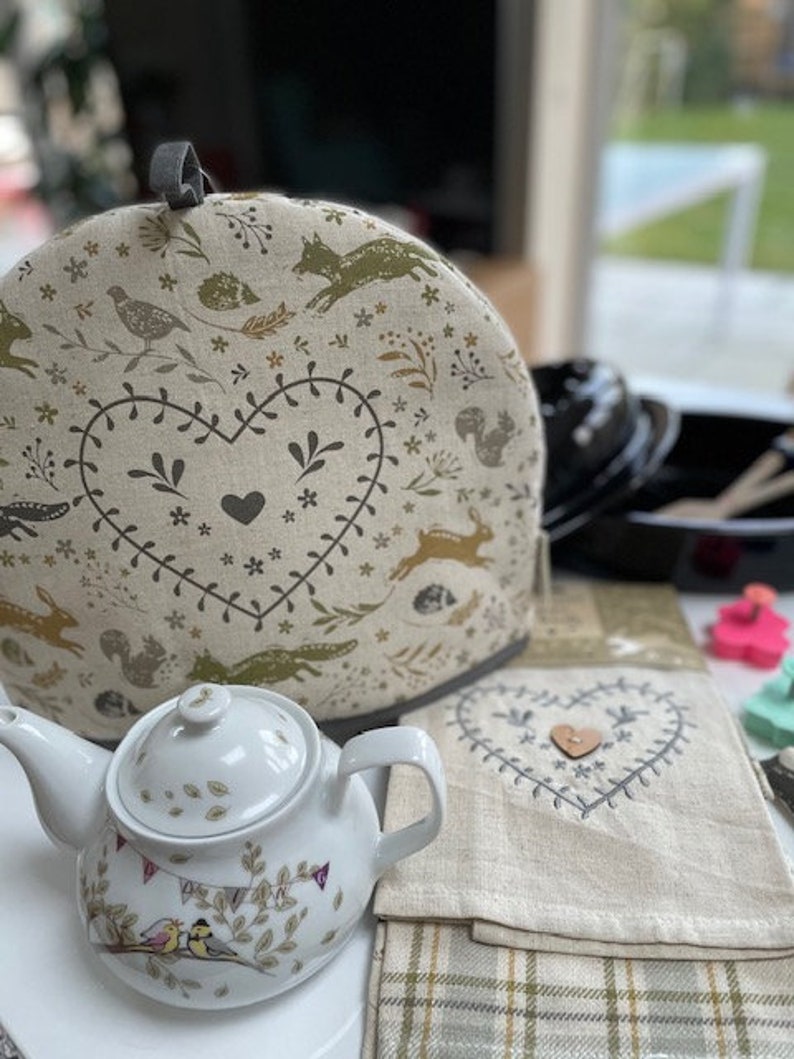 Woodland Animals Tea Cosytea Pot Cozytea Gifts | Etsy UK