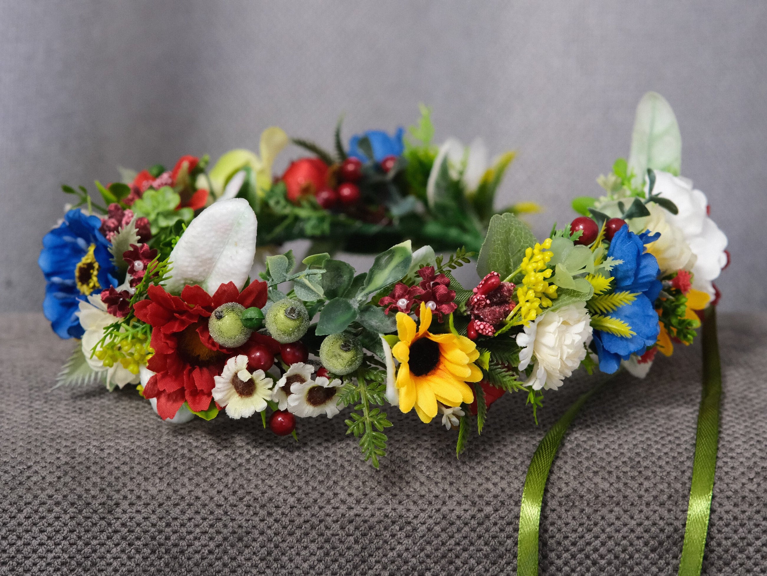 Ukrainian Floral Crown, Ukrainian Flower Wreath, Traditional Vinok ...