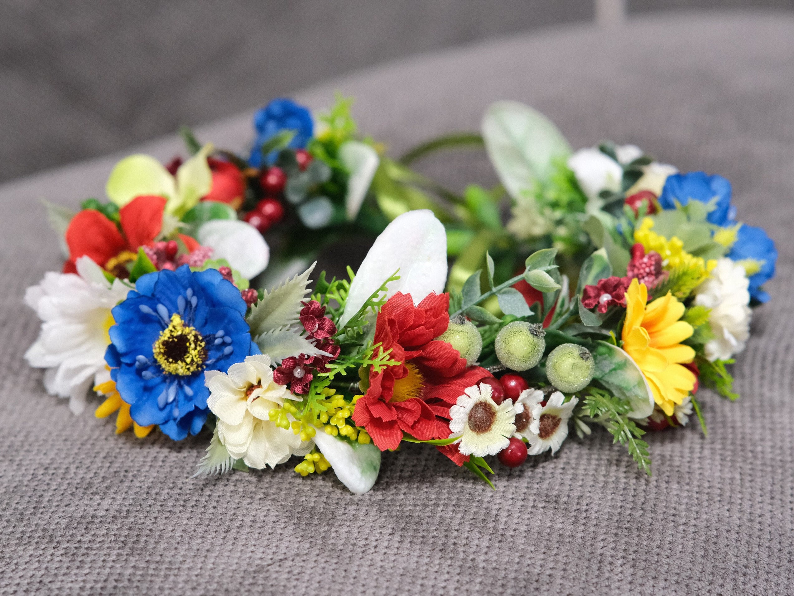Ukrainian Floral Crown, Ukrainian Flower Wreath, Traditional Vinok ...
