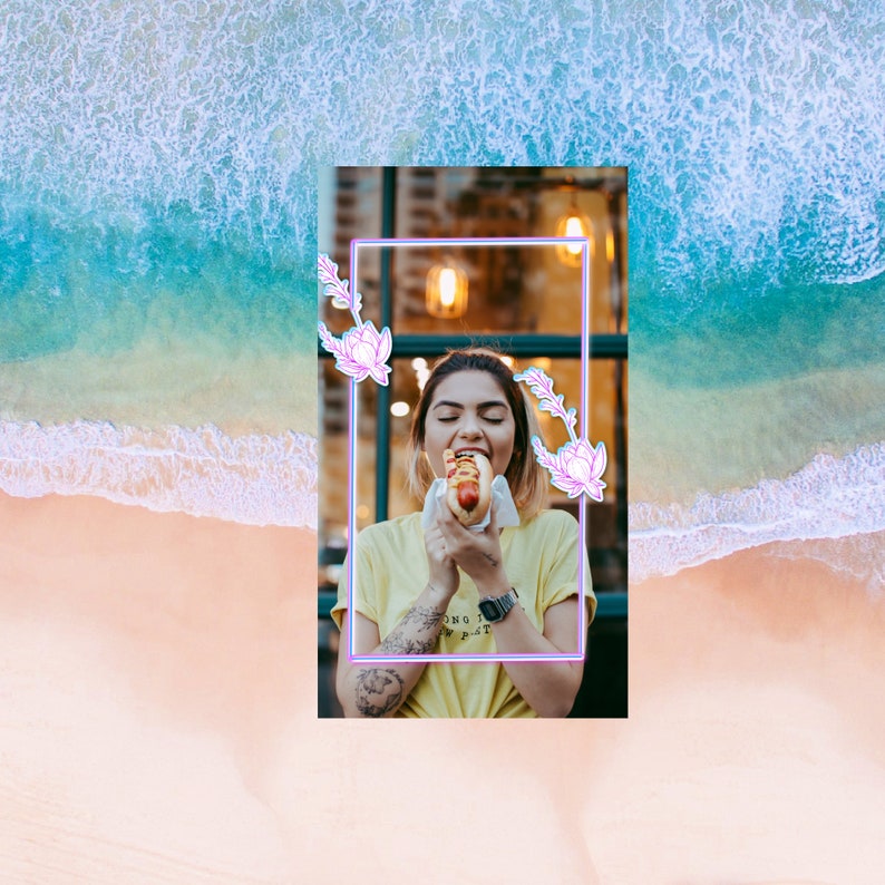 35 Frame Instagram Story Stickers Instastory Stickers PNG - Etsy