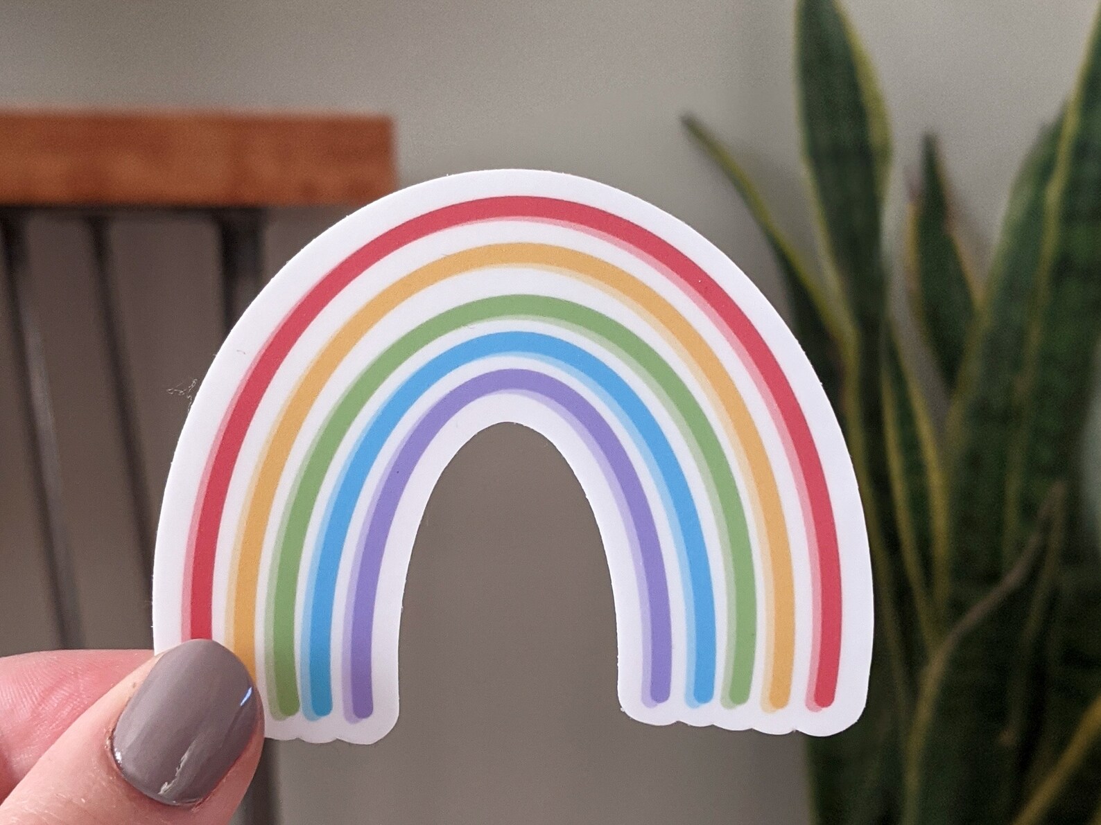 Classic Rainbow Sticker 3x2.5in Rainbow Decal Waterproof - Etsy