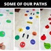 Sensory Pathway Floor Stickers Bundle Pack Includes 4 Paths, Sensory ...