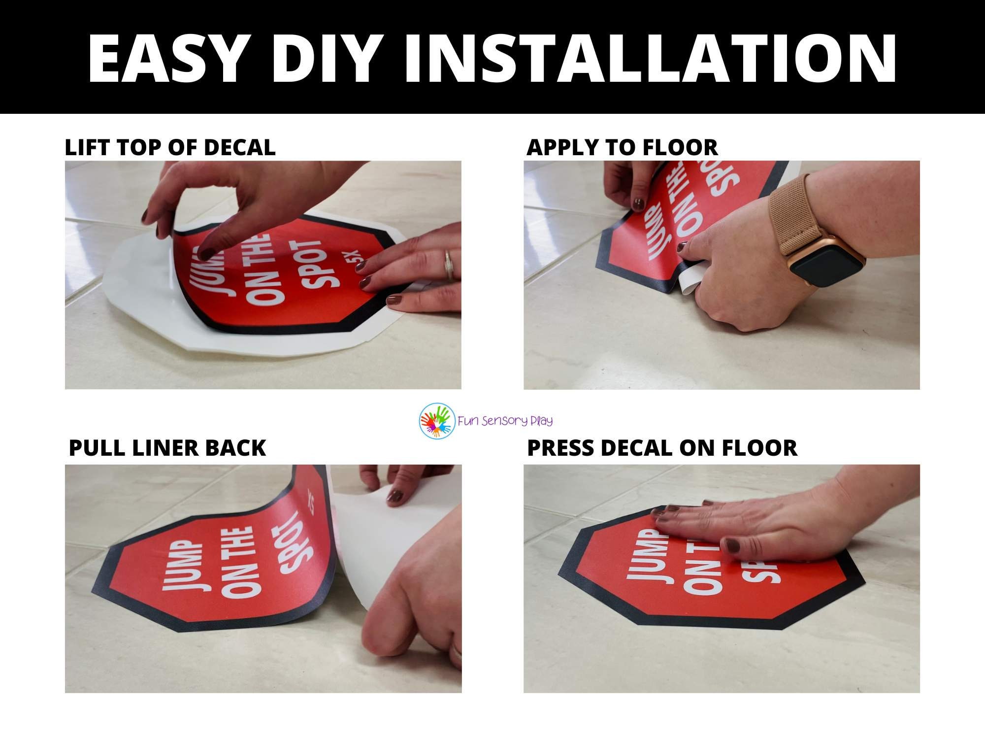 Sensory Path Floor Decal Stickers Mirror Me Sensory Pathway - Etsy Canada