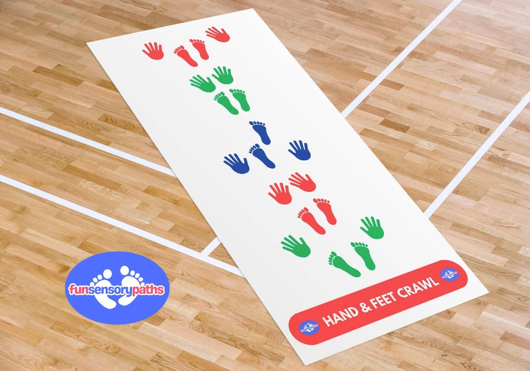 Portable Sensory Path Hand & Feet Crawl, Sensory Pathway, Sensory Floor ...