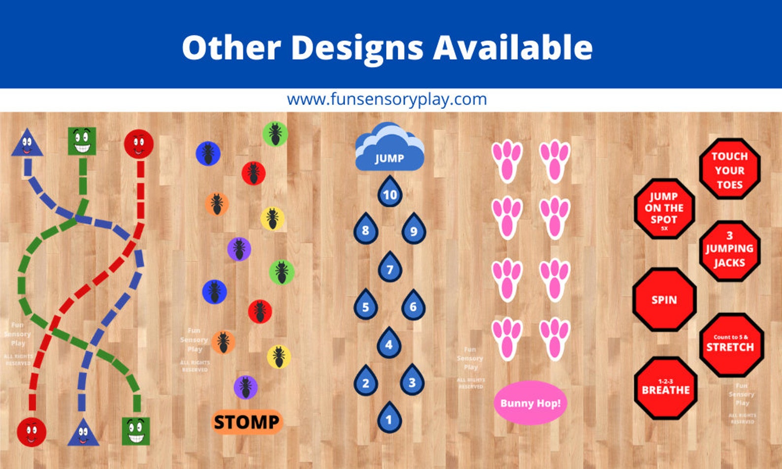 Sensory Path Floor Decal Stickers Mirror Me Sensory Pathway - Etsy